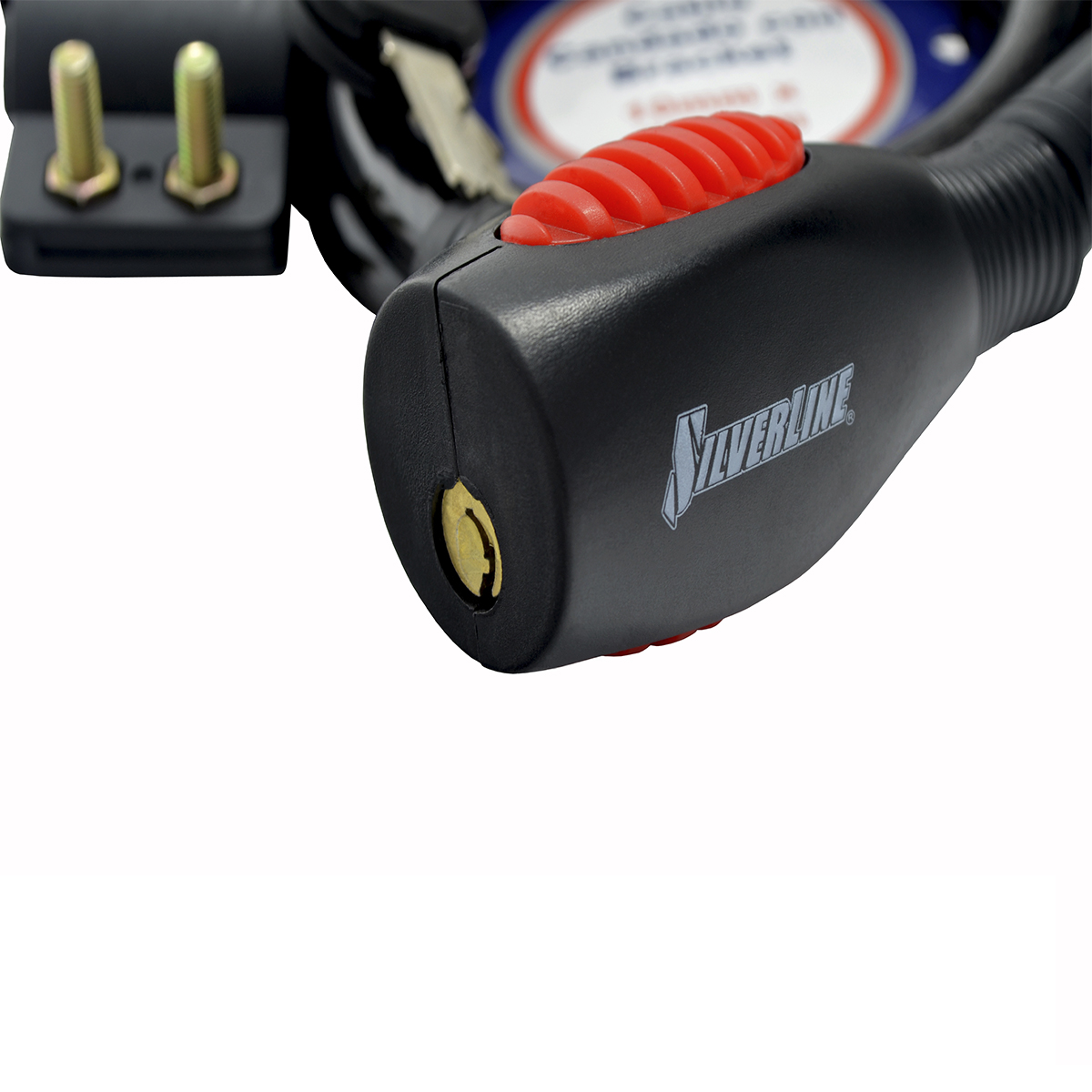 Cable Candado Calibre 10 X 900mm Con Bracket - Silverline México