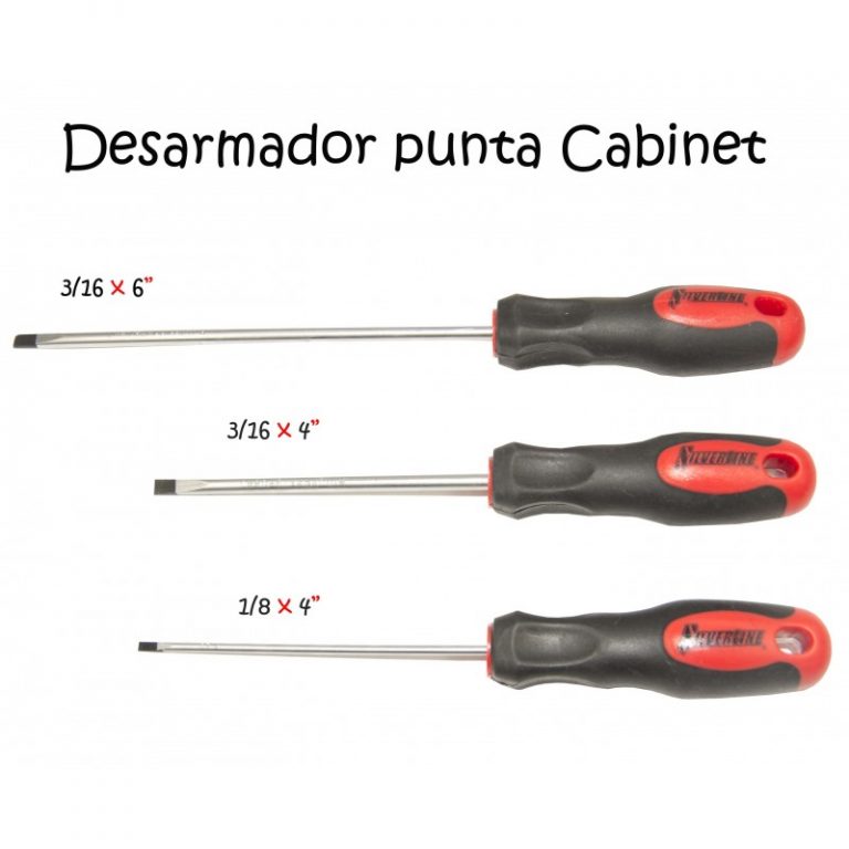 Desarmador Punta Cabinet - Silverline México